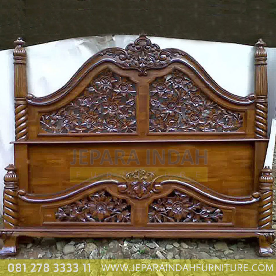 Ranjang Dipan Rahwana Perahu Ukir Jati Jepara | Jepara Indah Furniture