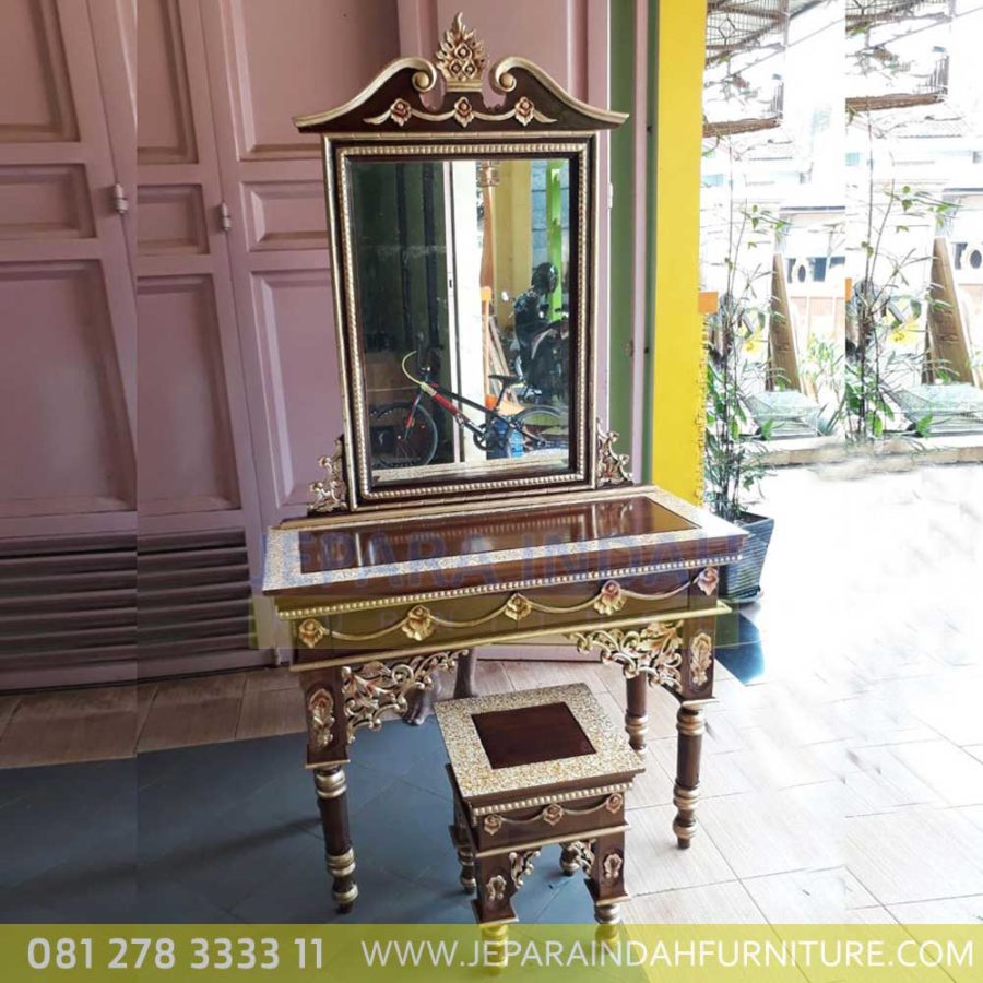 Tolet Meja Rias Kanopi Jati | Jepara Indah Furniture