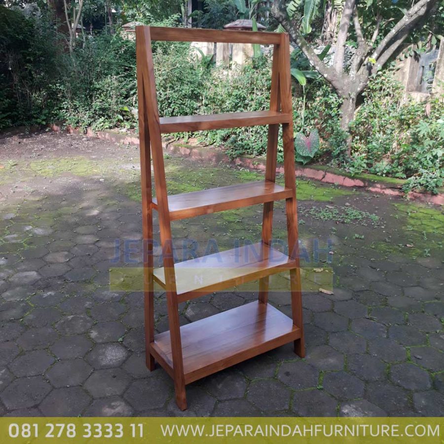 Rak Hias Jati Side Cross | Jepara Indah Furniture